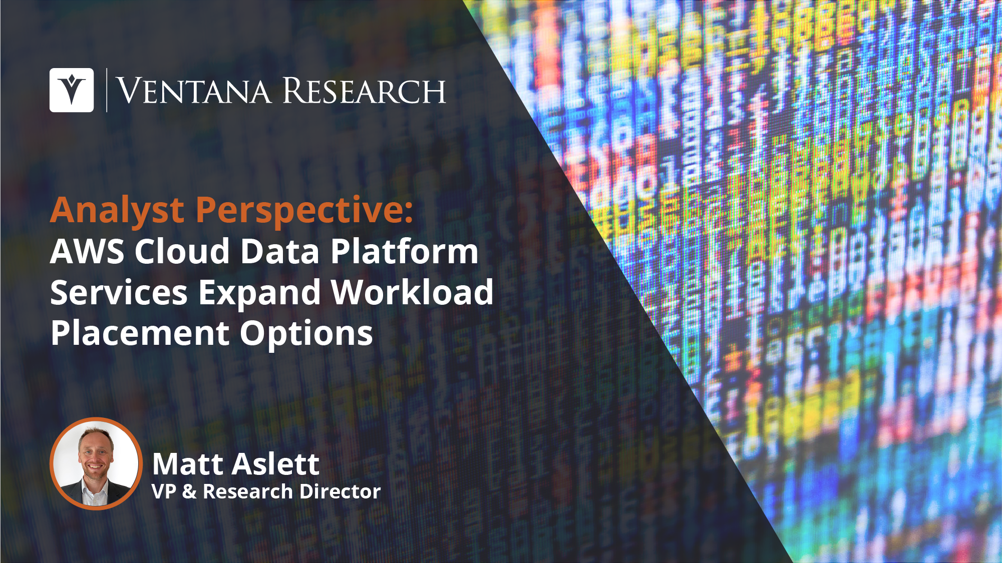AWS Cloud Data Platform Services Expand Workload Placement Options